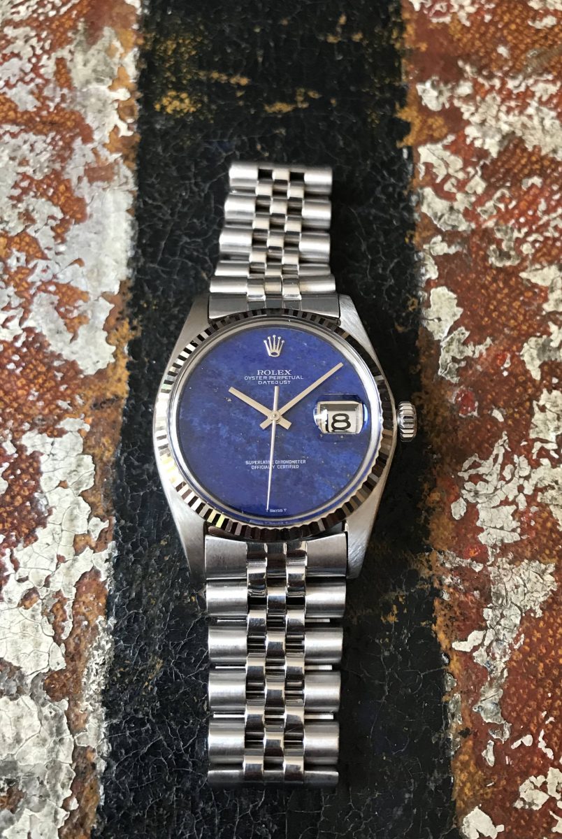 Rolex The white gold Lapis Lazuli DateJust ref. 1601 nat 2 - Rolex ...
