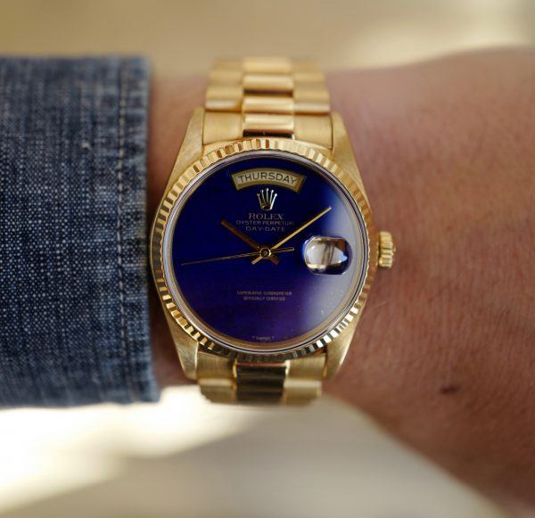 Rolex Day-Date, ref. 18038 with Lapis Lazuli Dial - Rolex Passion Market