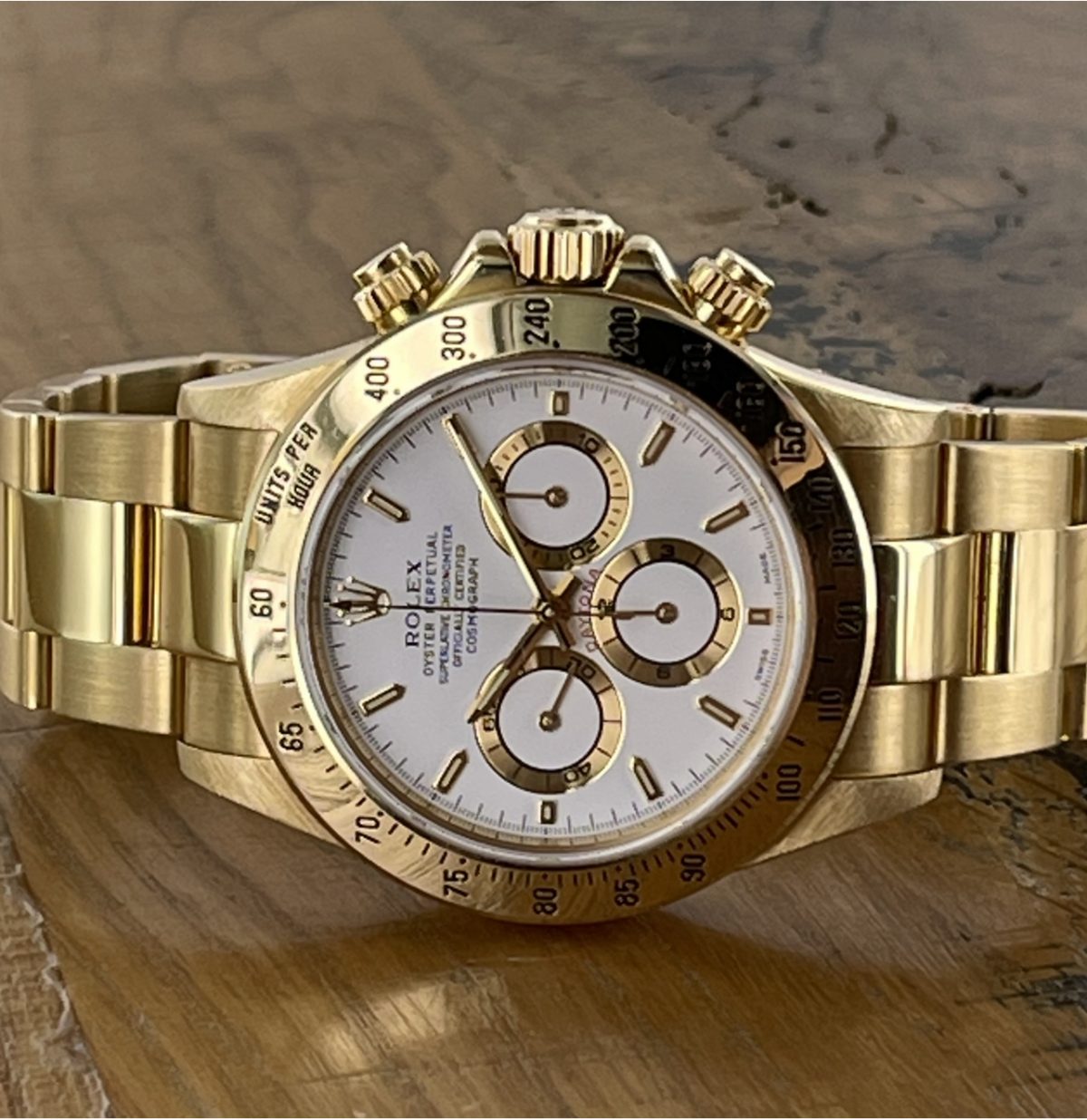 18K Rolex “Zenith” Daytona ref 16528 from 1993 - Rolex Passion Market