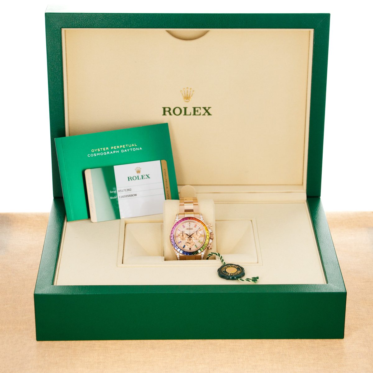 ROLEX ROSE GOLD COSMOGRAPH RAINBOW DAYTONA REF. 116595 - Rolex Passion ...
