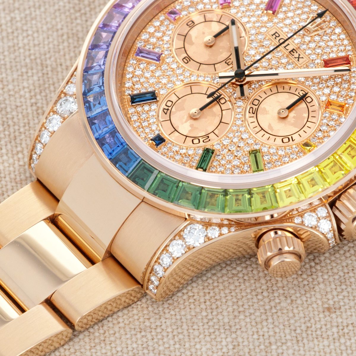 ROLEX ROSE GOLD COSMOGRAPH RAINBOW DAYTONA REF. 116595 - Rolex Passion ...