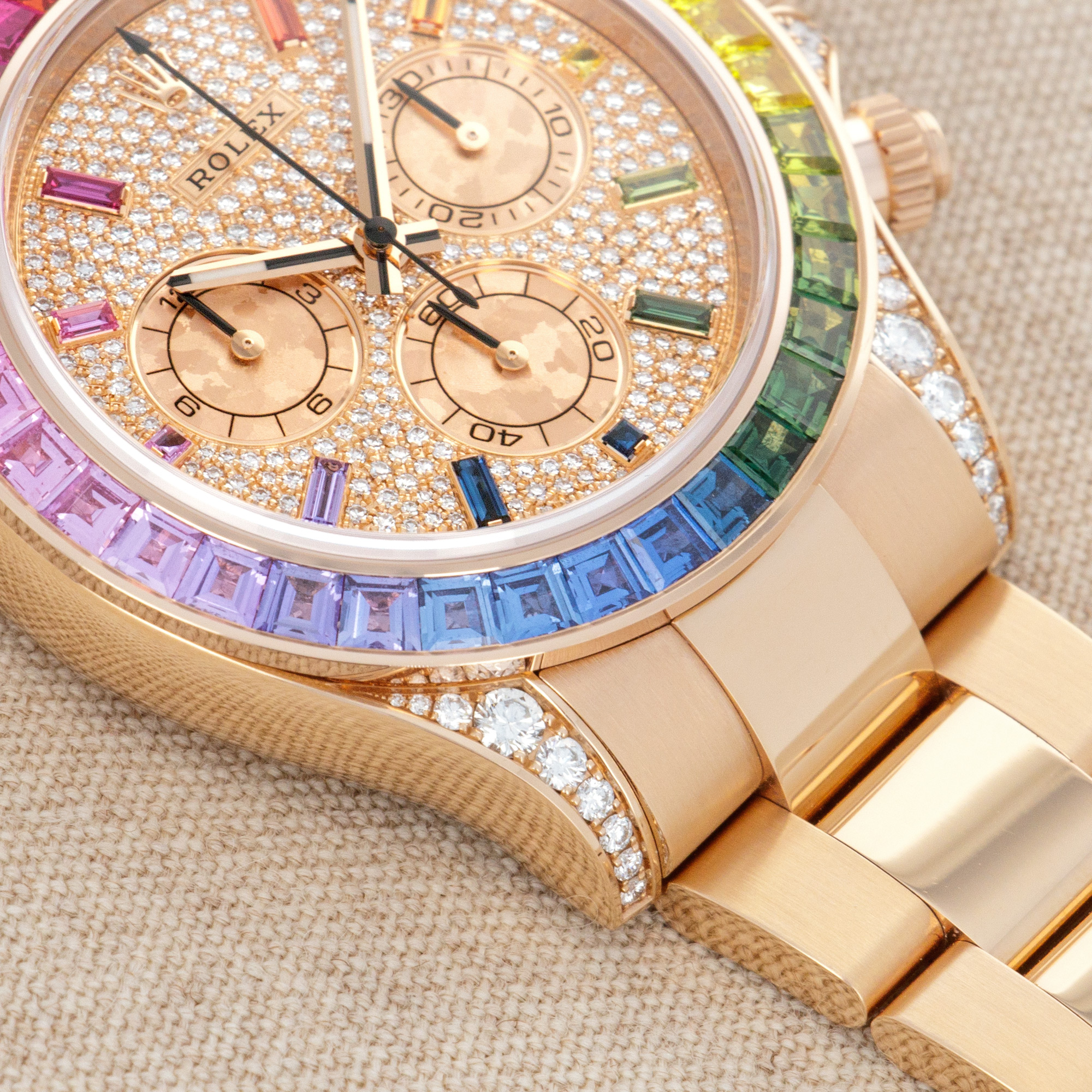 ROLEX ROSE GOLD COSMOGRAPH RAINBOW DAYTONA REF. 116595 - Rolex Passion ...