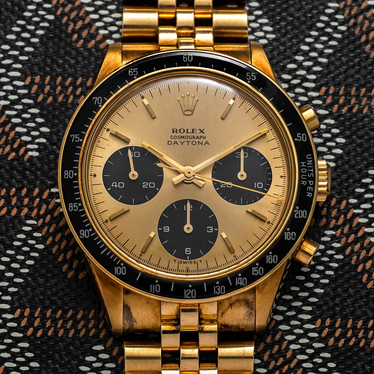 Rolex The Copper tone White graphics gold Daytona ref. 6241 - Rolex ...