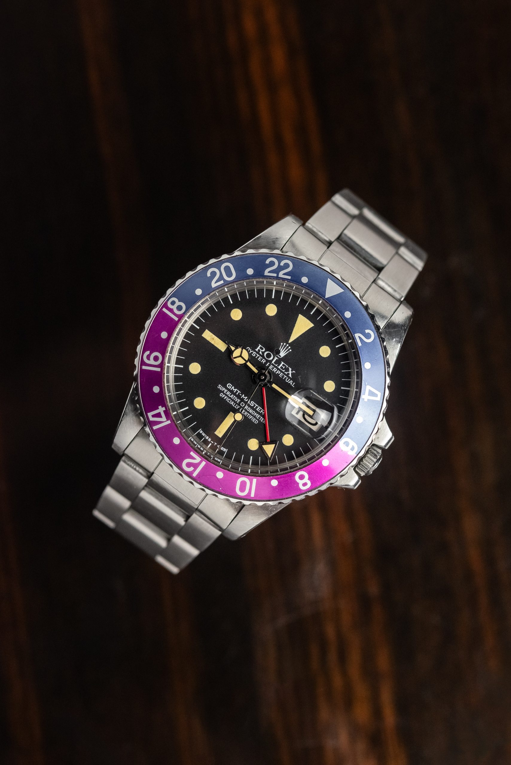 Rolex GMT Master ref. 1675 Fuchsia Bezel - Rolex Passion Market