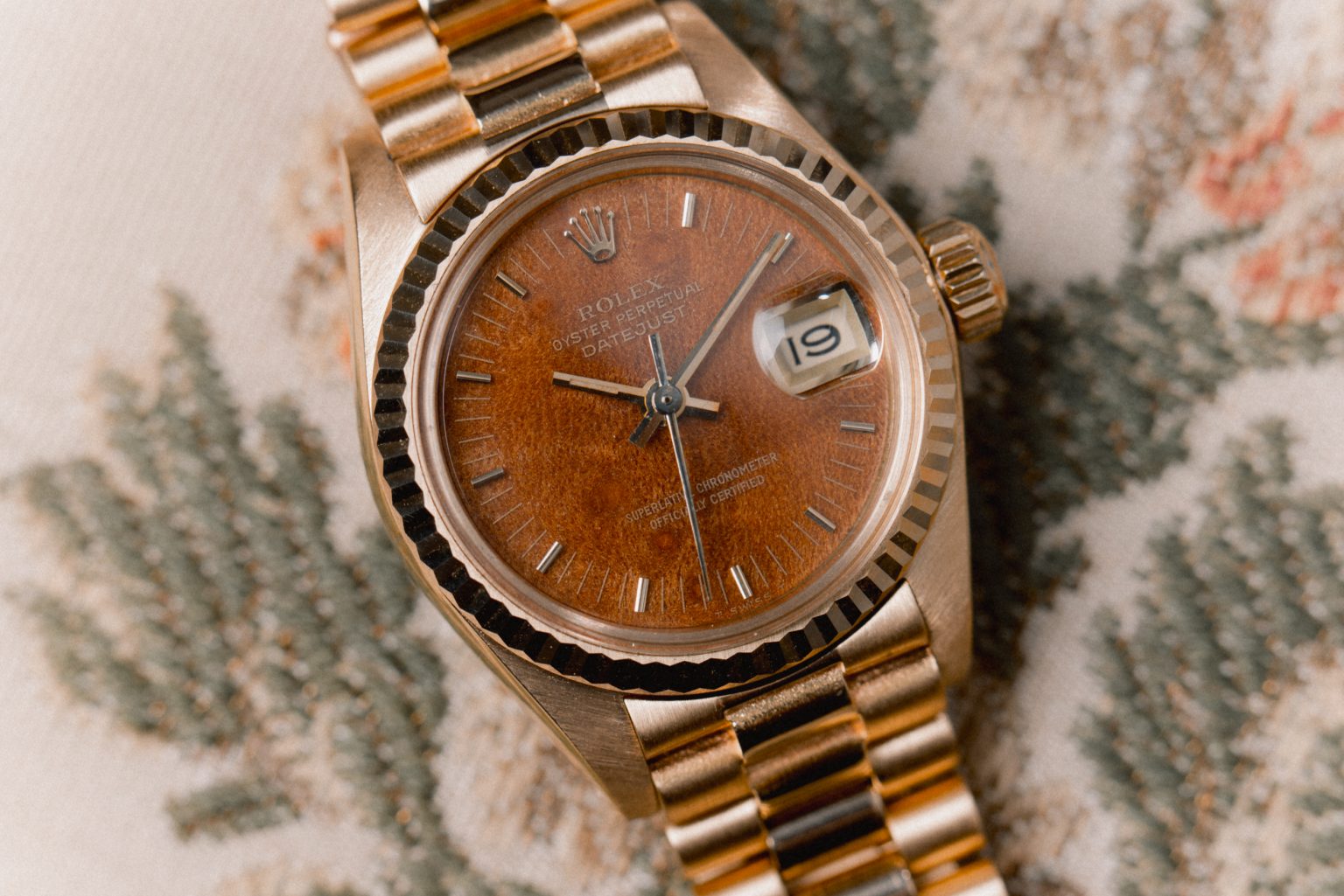 Rolex Datejust Ref. 6917 'Burl Wood Dial'